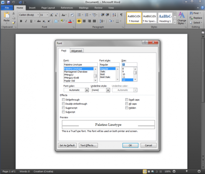 Kako promijeniti font u Wordu - eKako